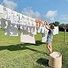 ONE BEST DEAL Washing Line Cord | Long & Extra Strong Steel Cloths Line ...