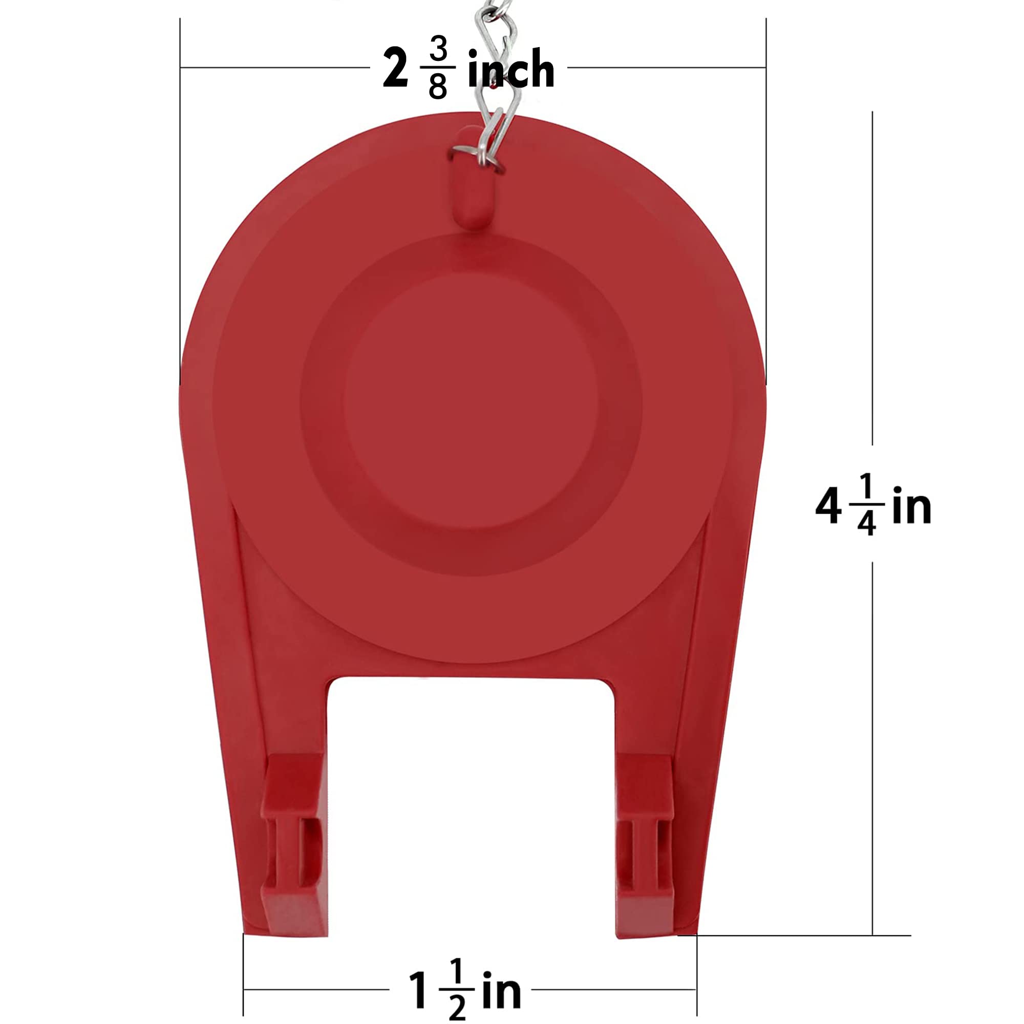 Snapklik.com : Toilet Flapper High Performance Universal Flapper For 2 ...