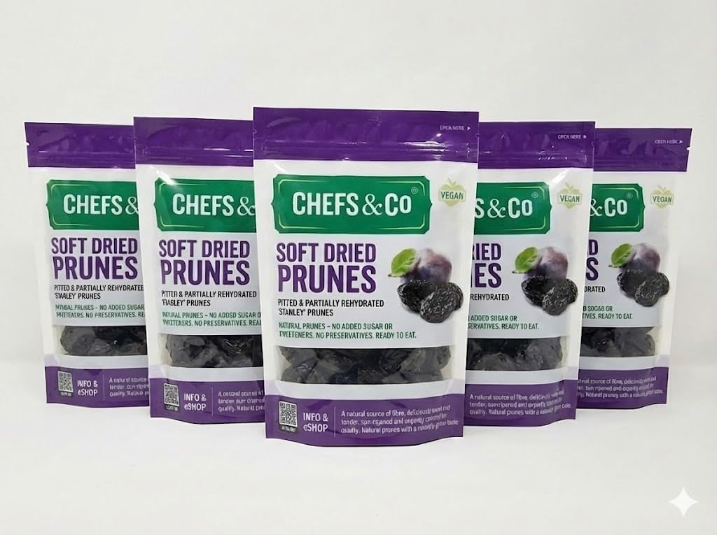 CHEFS & CO Soft Dried Prunes (pitted) | Whole Dried Fruits | Healthy ...