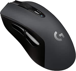 Logitech G603 LIGHTSPEED Wireless Gaming Mouse, HERO 12K Sensor, 12,000 DPI, Lightweight, 6 ...