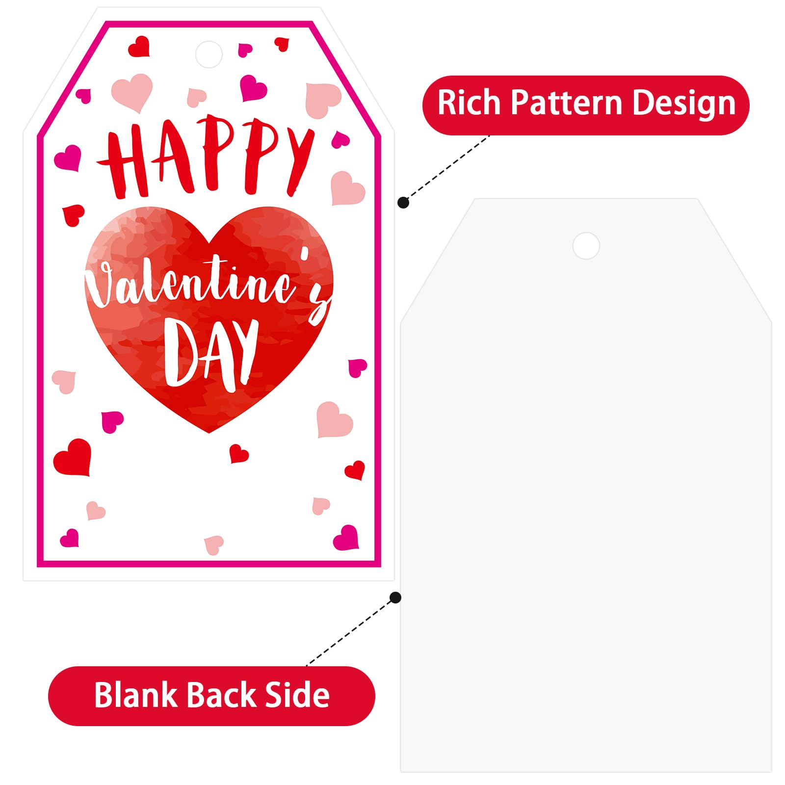 Valentine Printable Blank Tag Template