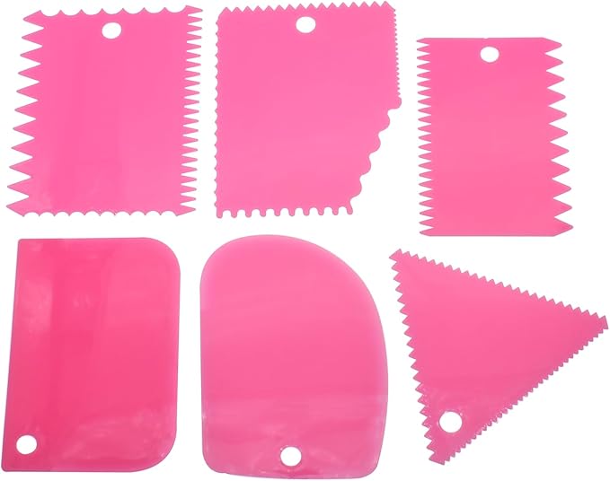 Amazon.com: FDXGYH Clay Scraper Set 6pcs Pottery Clay Sculpture Knife ...