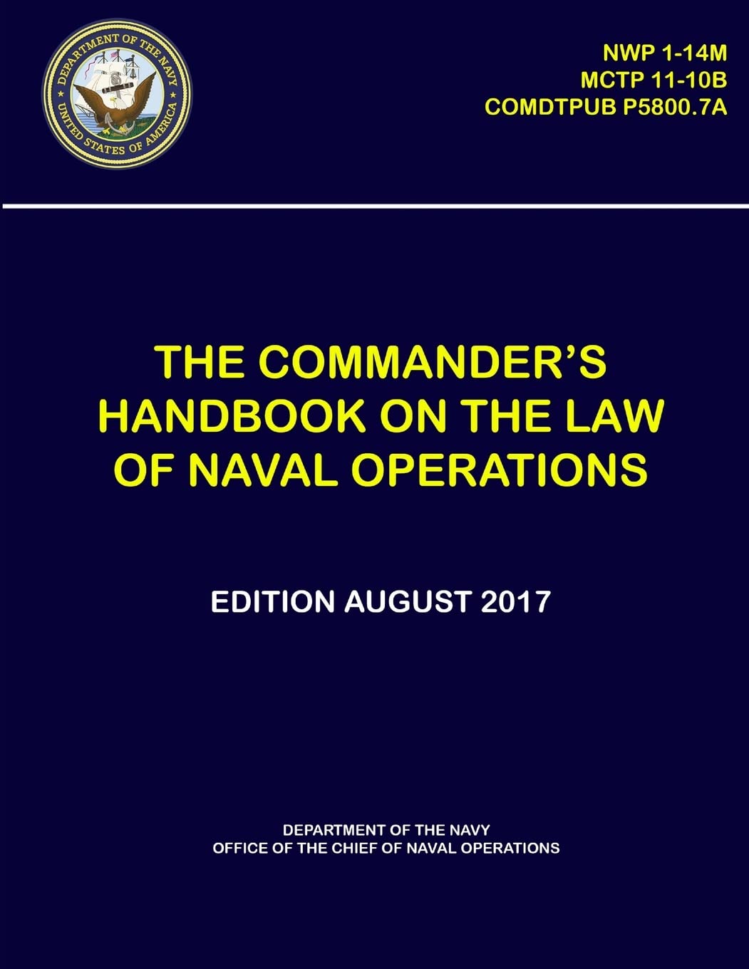 Snapklik.com : The Commanders Handbook On The Law Of Naval Operations