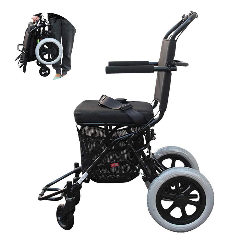 Buy Standard Walkers,Fold Up Mobility Rollator with 10" Wheels and Seat ...