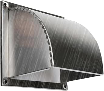 Amazon.com: 201 Stainless Steel Exterior Wall Ventilation Hood Square ...