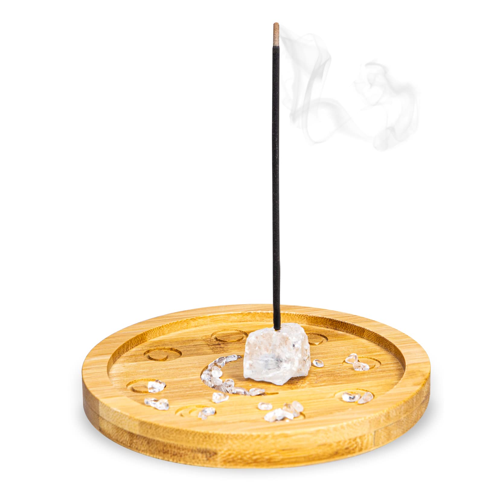 Amazon.com: OSANA Meditation Incense Holder for Sticks - Amethyst Moon ...