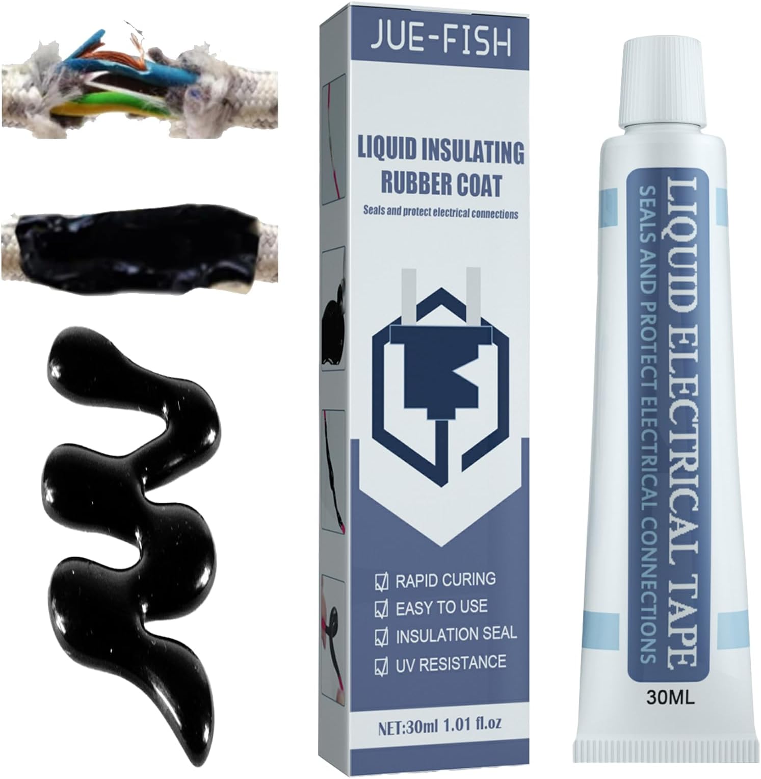 Plasti Dip Liquid Tape - Spray-On Electrical Insulation Coating, Black ...