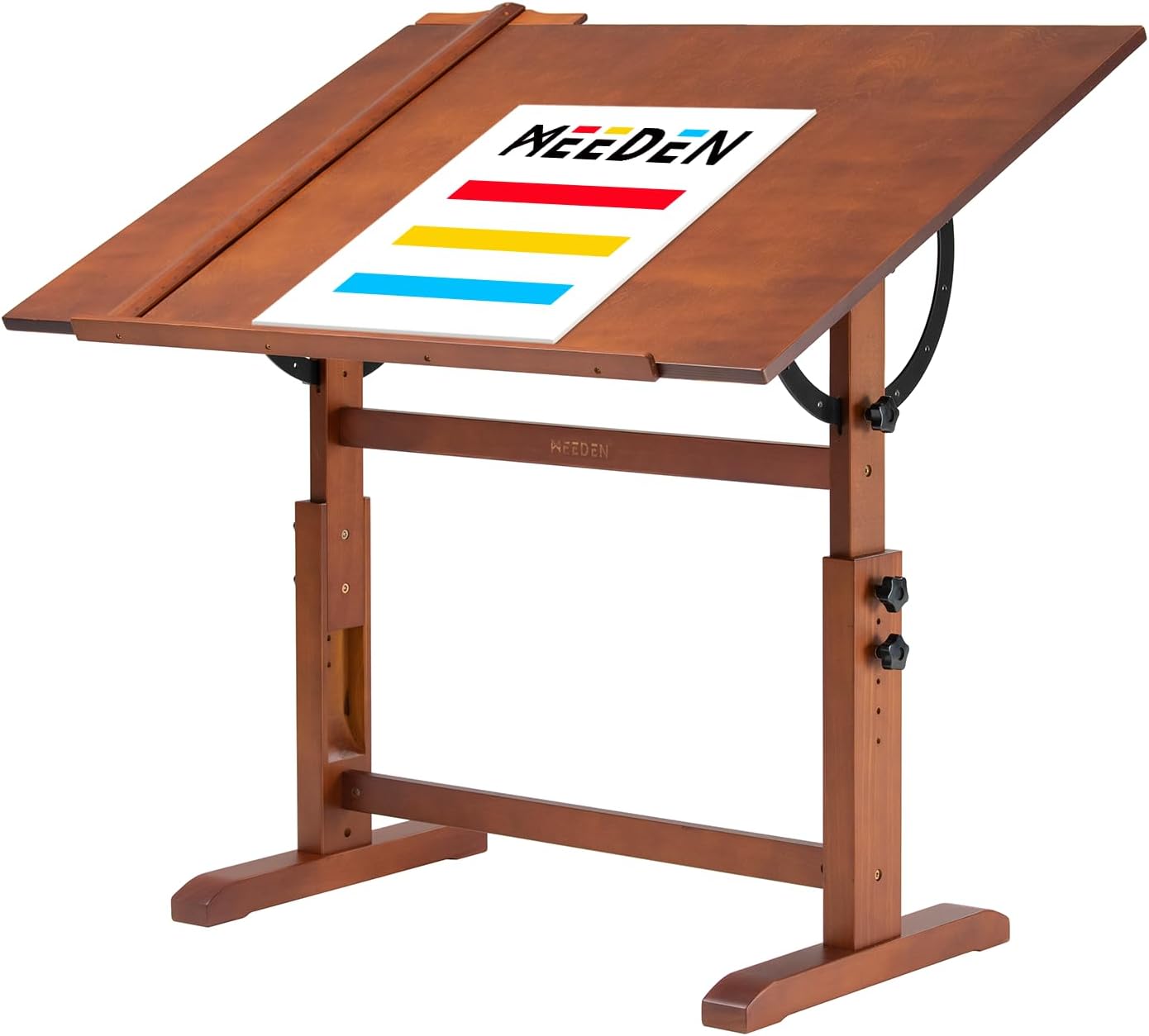 MEEDEN Extra Large Wood Drafting Table - 42" x 30" Artist Drawing Table ...