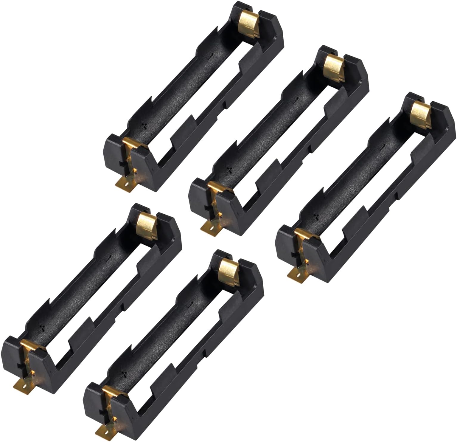 Amazon.com: BestTong 18650 Battery Case Holder, 2 Slots 3.7V DIY ...