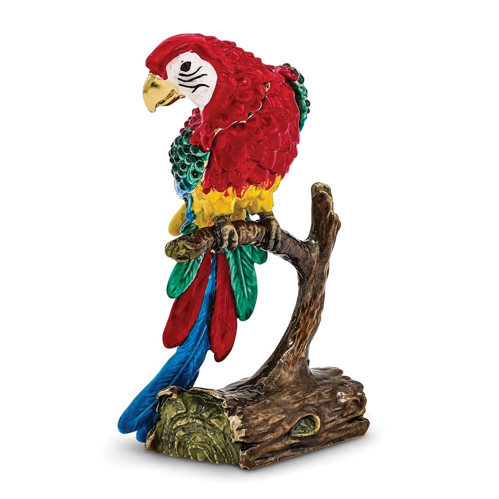 Amazon.com: Jere Luxury Giftware Bejeweled Goldnose Macaw Parrot ...