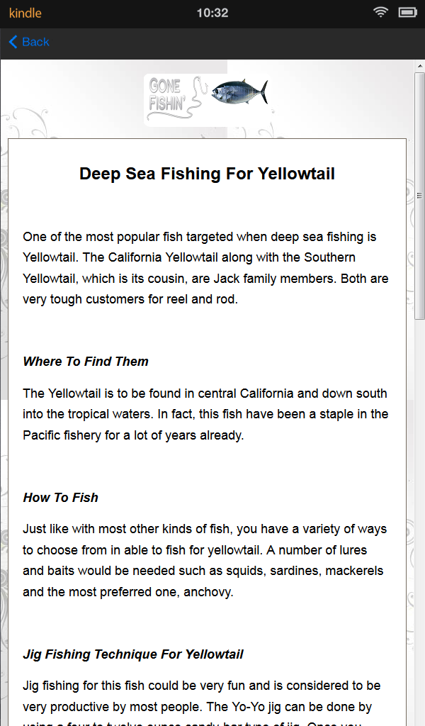 Deep Sea Fishing Guide - FREE - App on Amazon Appstore