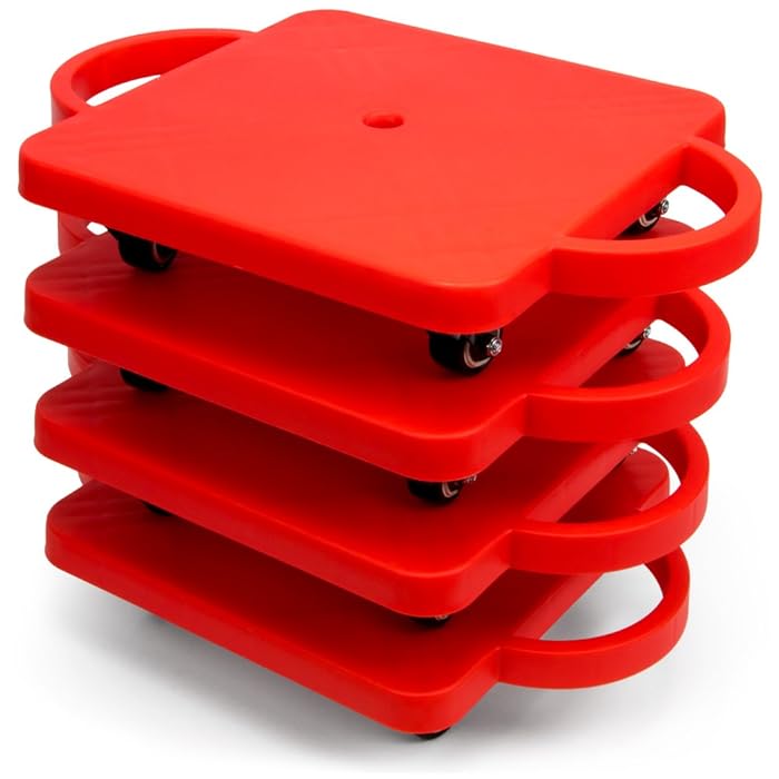 Buy K-Roo Sports 4-Pack 11.5" Gym Class Super Scooters Sliding Board ...