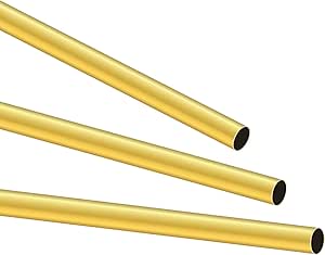 LAVMHAB Messing buis 7 mm OD X 0,2 mm wanddikte 300 mm lengte, naadloze ...