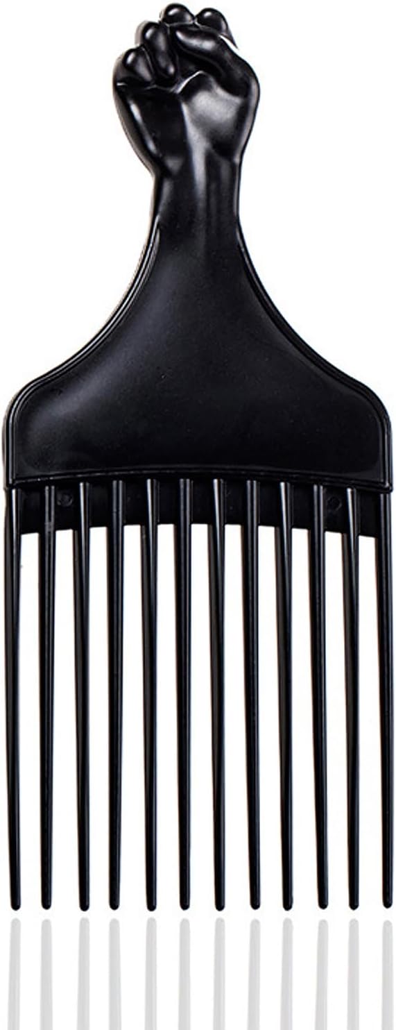 Amazon.com : Black Soft 'N Style Hair Pick for Styling Women's and Men ...