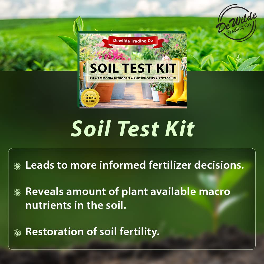 Snapklik.com : Soil Test Kit -140 Test- 2025 Updated- Testing PH ...