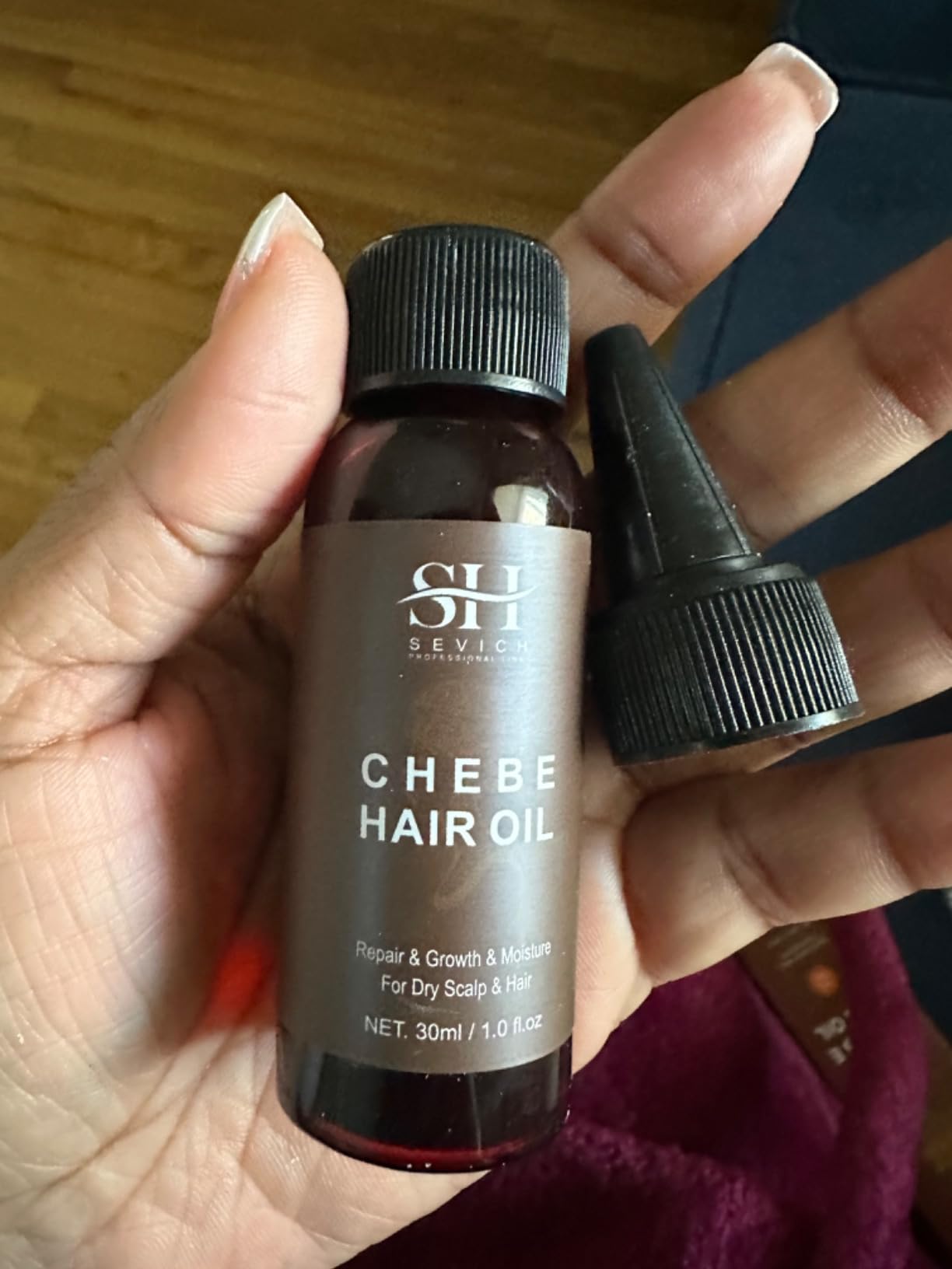 Amazon.com: 100% Natural Chebe Hair Oil-gowwim Chebe Oil for Hair ...