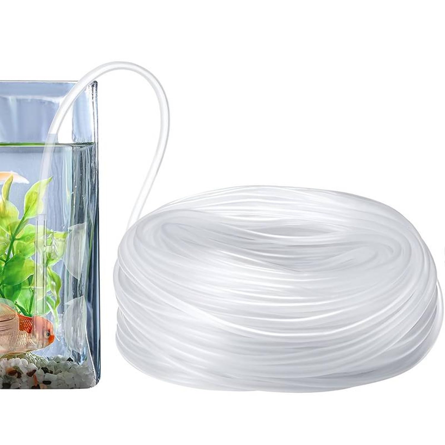 Talinoz Silicone Flexible Aquarium Oxygen Air Pump Tube Pipe Soft White ...