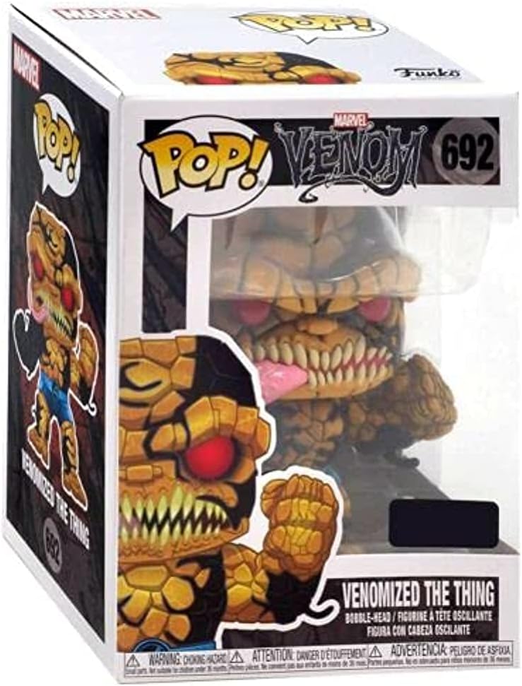 Amazon.com: Marvel Venomized The Thing Vinyl Figure #692 : Toys & Games