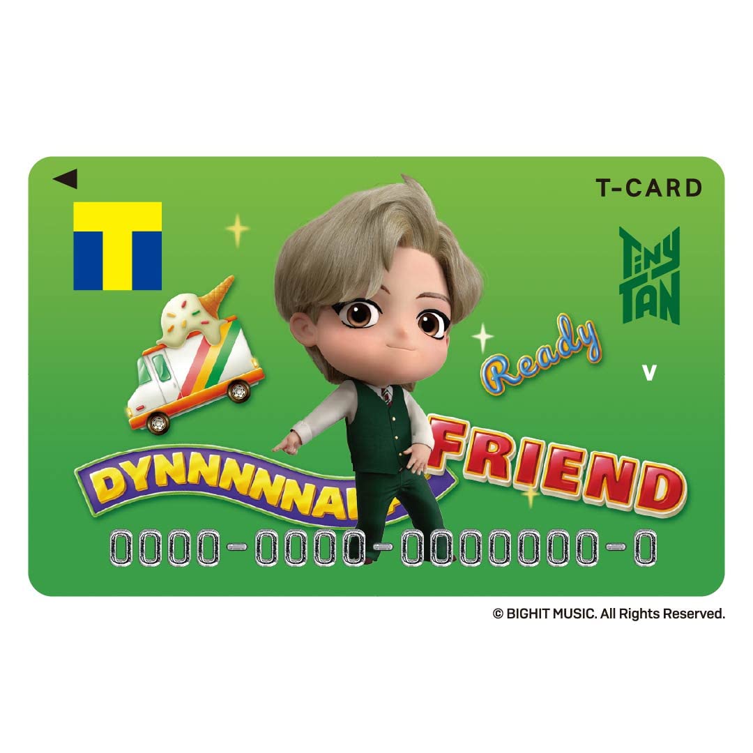 Amazon.co.jp: 【限定品】Tカード TinyTAN 「Dynamite」衣装デザイン！ / Tポイント貯まる、使える！ (V) : おもちゃ