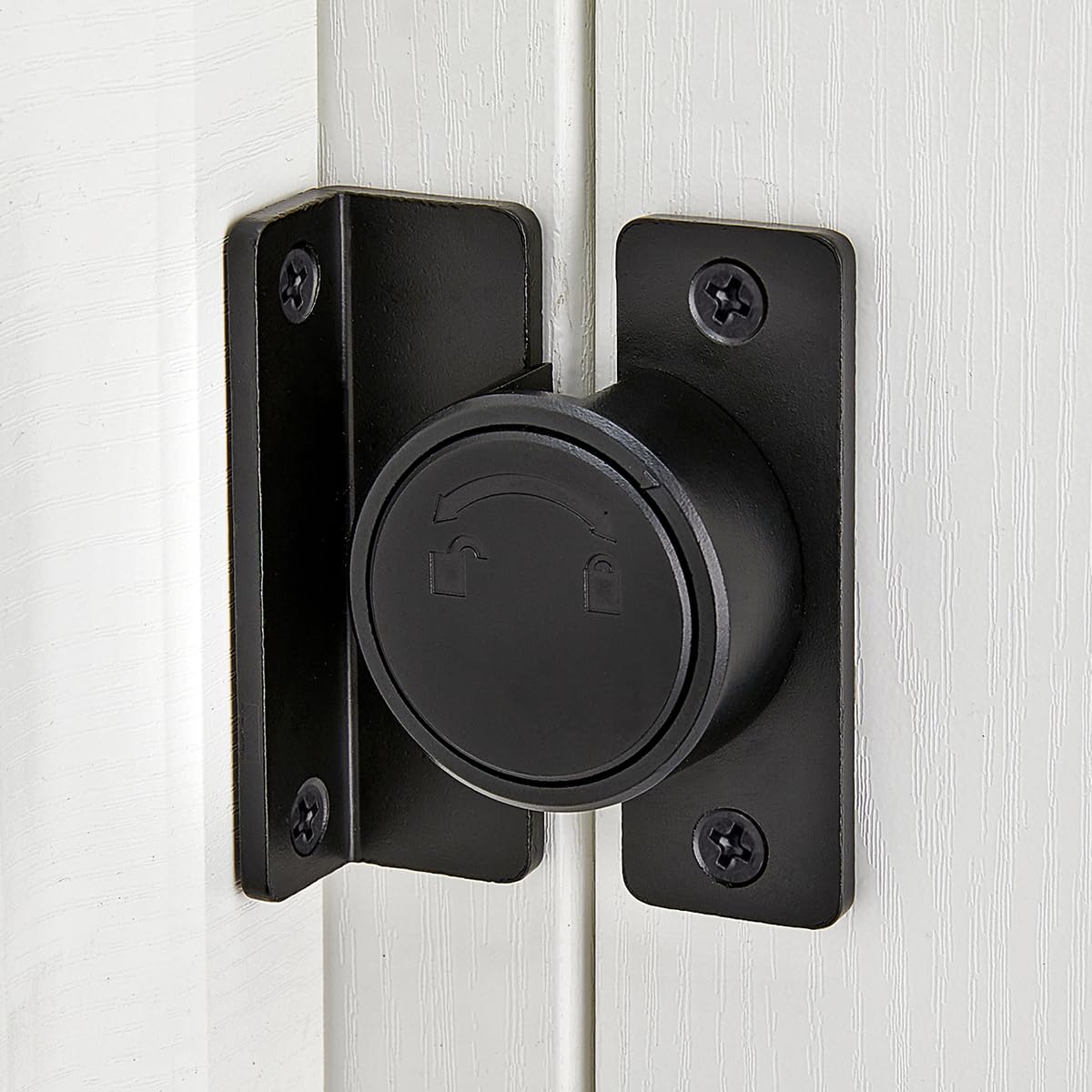 Snapklik.com : 90 Degree Black Advanced Knob Safety Door Lock,Rotate ...