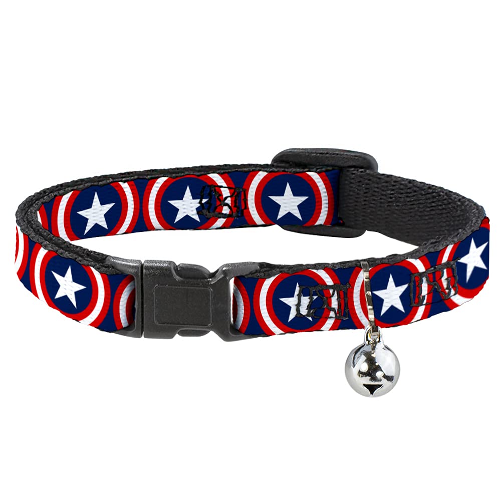 Captain America Cat Collar Marvel Comics Breakaway Cat Collars