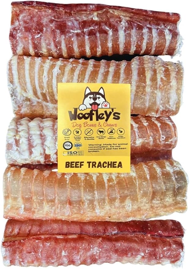 Amazon.com : Woofley's Beef Trachea - (6 Inch 20 Pack) - Trachea Treats ...