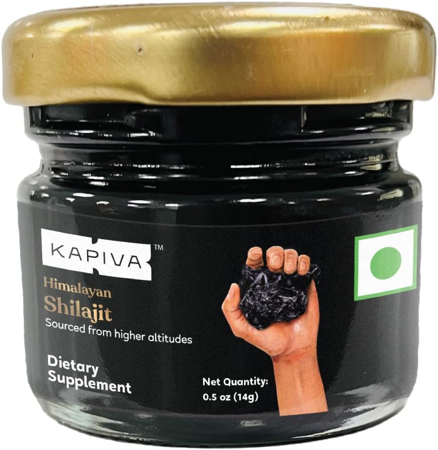 Kapiva Himalayan Shilajit/Shilajeet Resin 14g - Performance Booster for ...