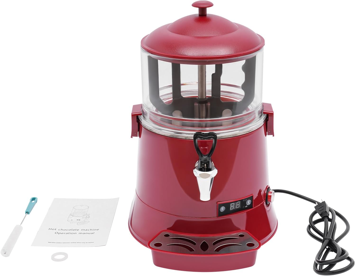 Amazon.com: Hot Chocolate Machine with Stirring Rod 5L/1.3Gal, 110V ...