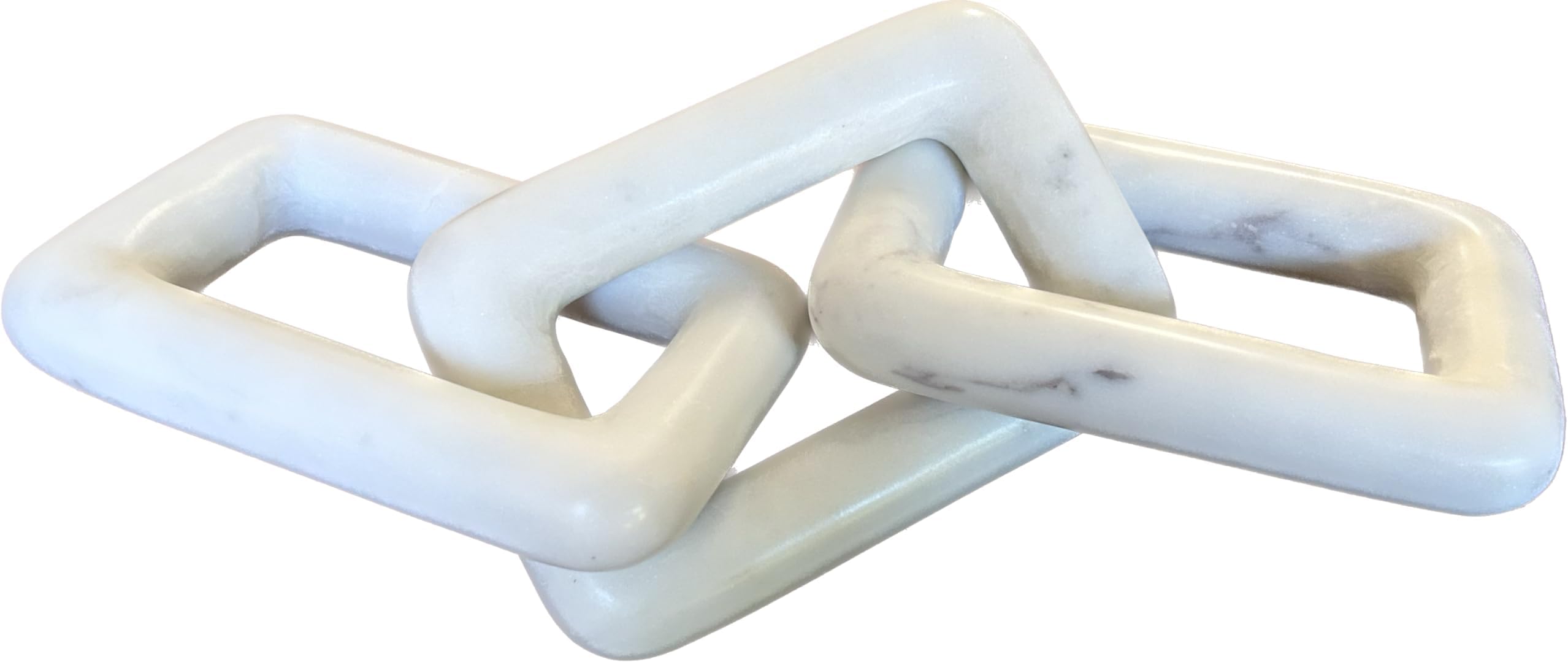 Amazon.com: Bloomingville Unique Real Marble Chain Décor, White (Each ...