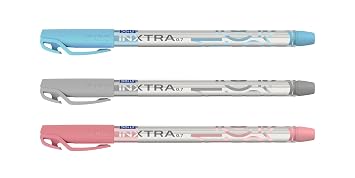 Doms INXTRA 0.7mm BALLPOINT PENS| SOFT RUBBERIZED GRIP FOR COMFORTABLE ...