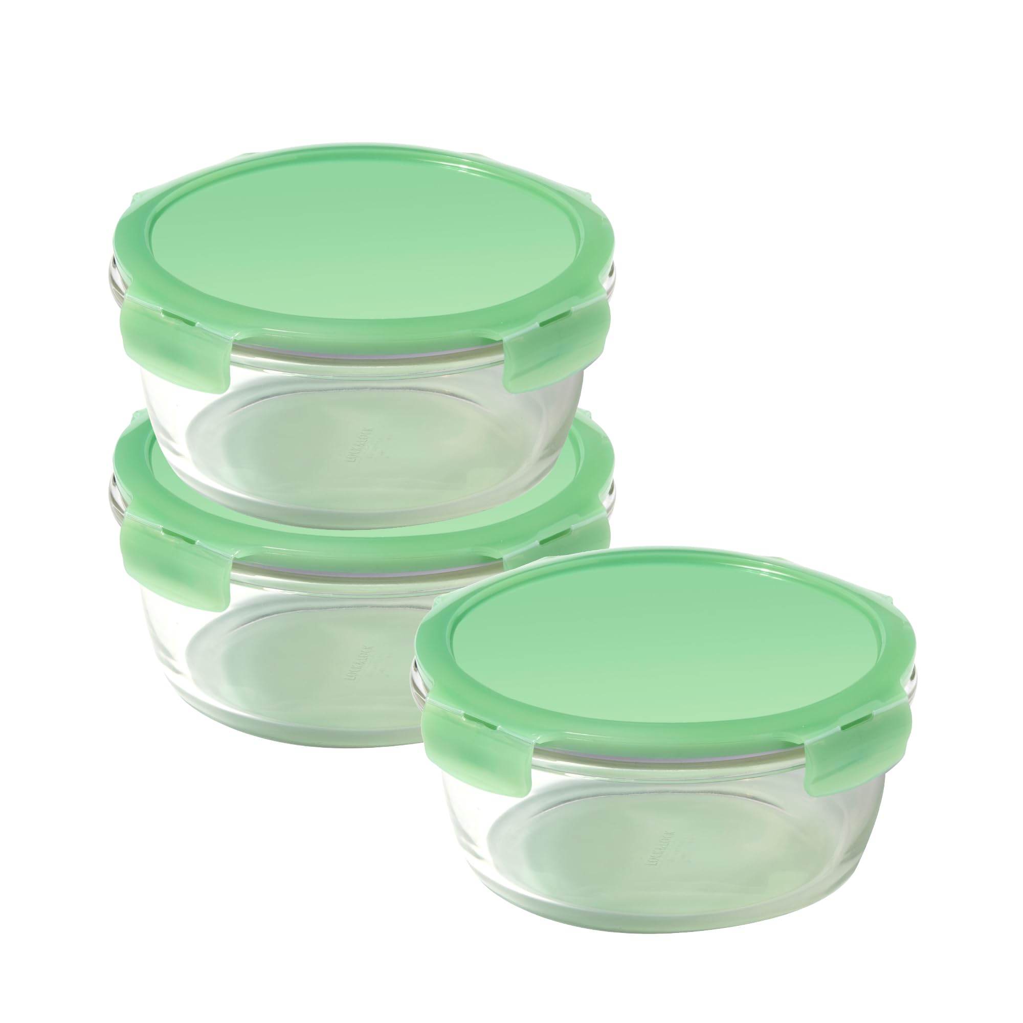 LocknLock Eco Ovenglass Glass Food Containers with Lids Set of 3 ...