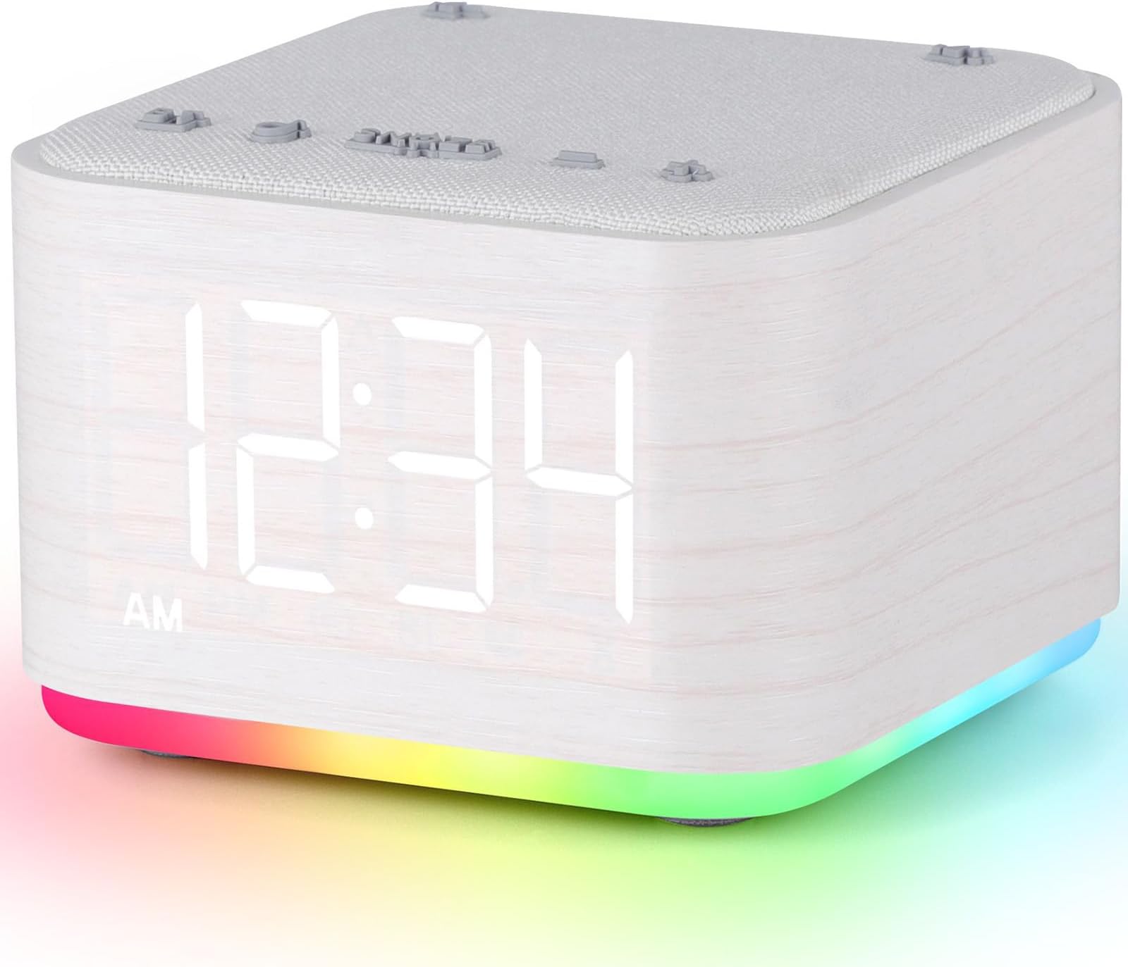 Amazon.com: Sound Machine Alarm Clock for Bedroom: 5W Stereo Bluetooth ...