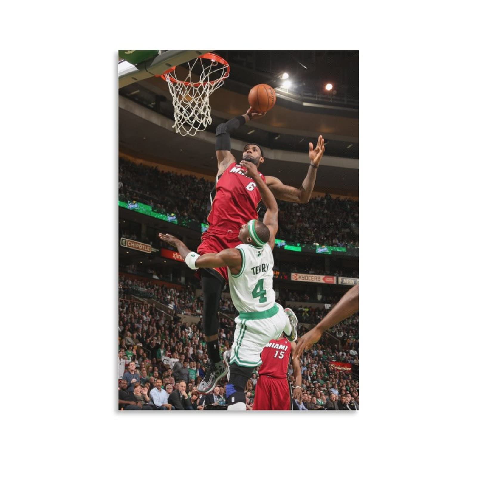 Lebron James Dunks On Jason Terry Poster