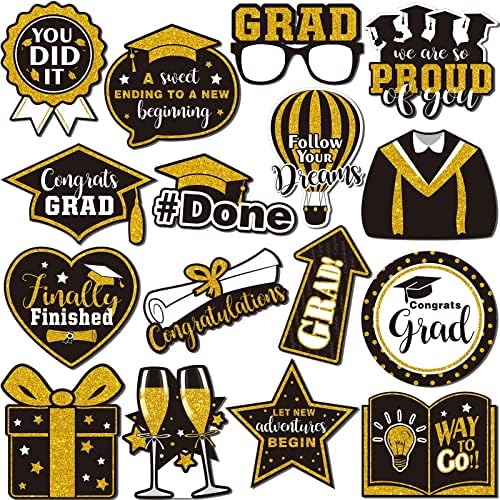 Amazon.com: Kingdder 24 Pcs Graduation Magnets Decorations We are So ...