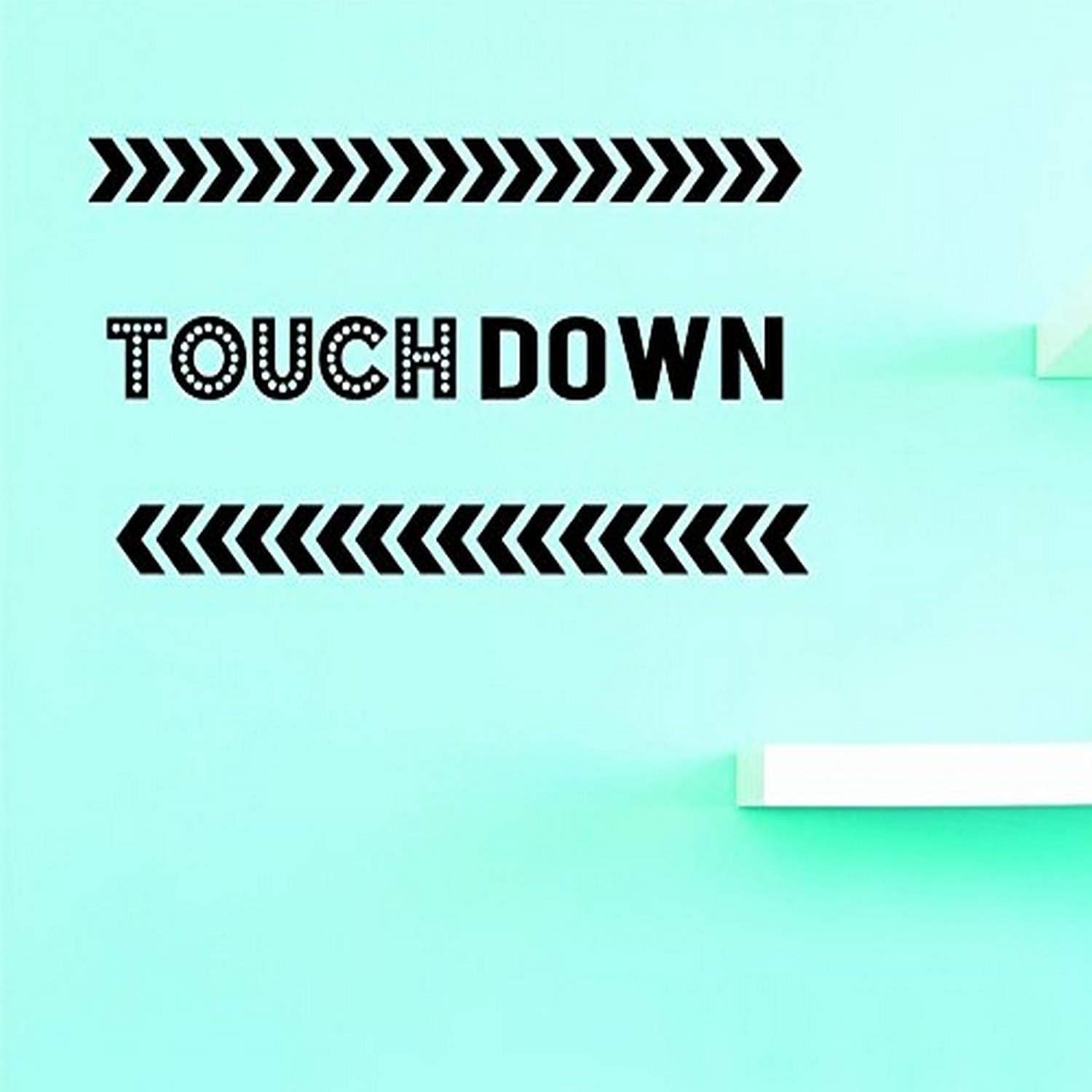 Amazon.com: Design with Vinyl Top Selling Decals Touchdown Wall Art, 20 ...