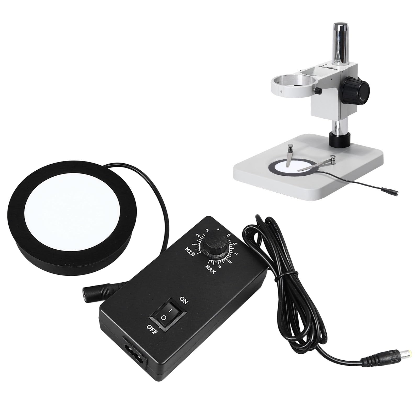 Snapklik.com : Stereo Microscope Adjustable Illumination Round Light ...