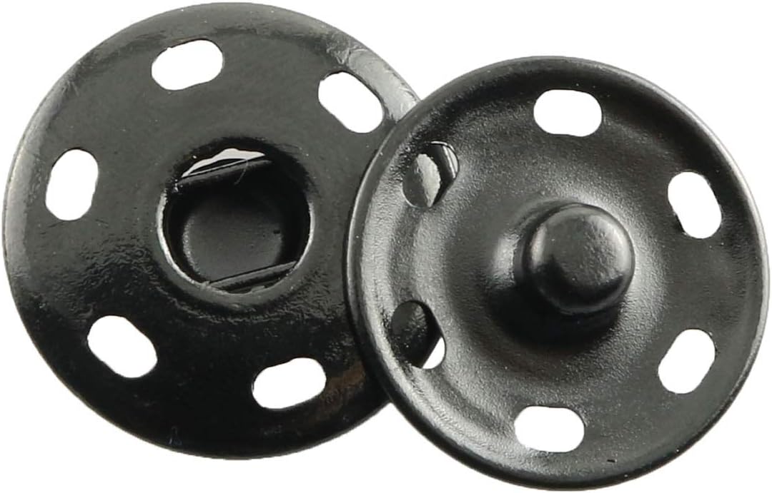 Amazon.com: COTOWIN Sew-On Snaps,Black Press Buttons,Pack of 10,19mm