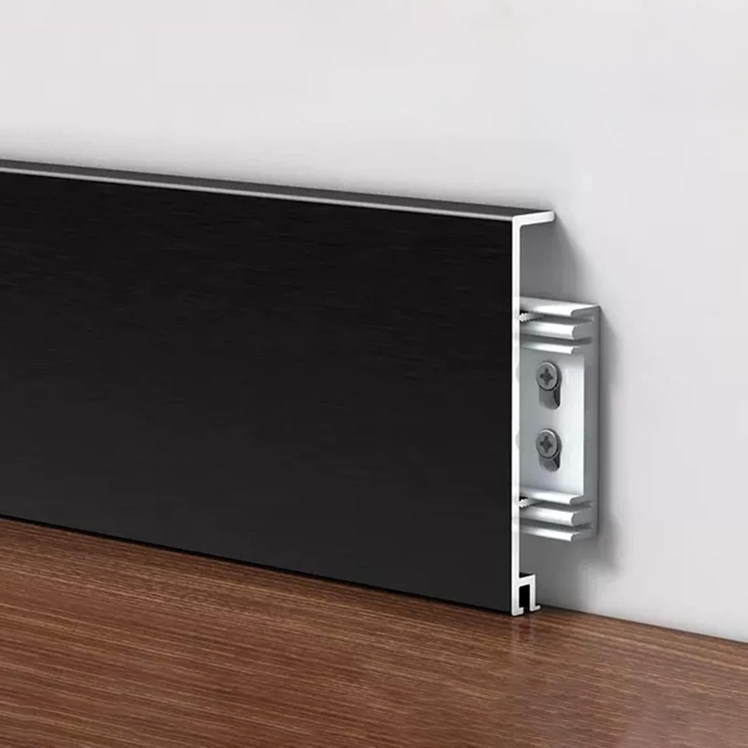 Amazon.com: Wall Base Cover Black, Metal Aluminum Baseboard Trim for ...