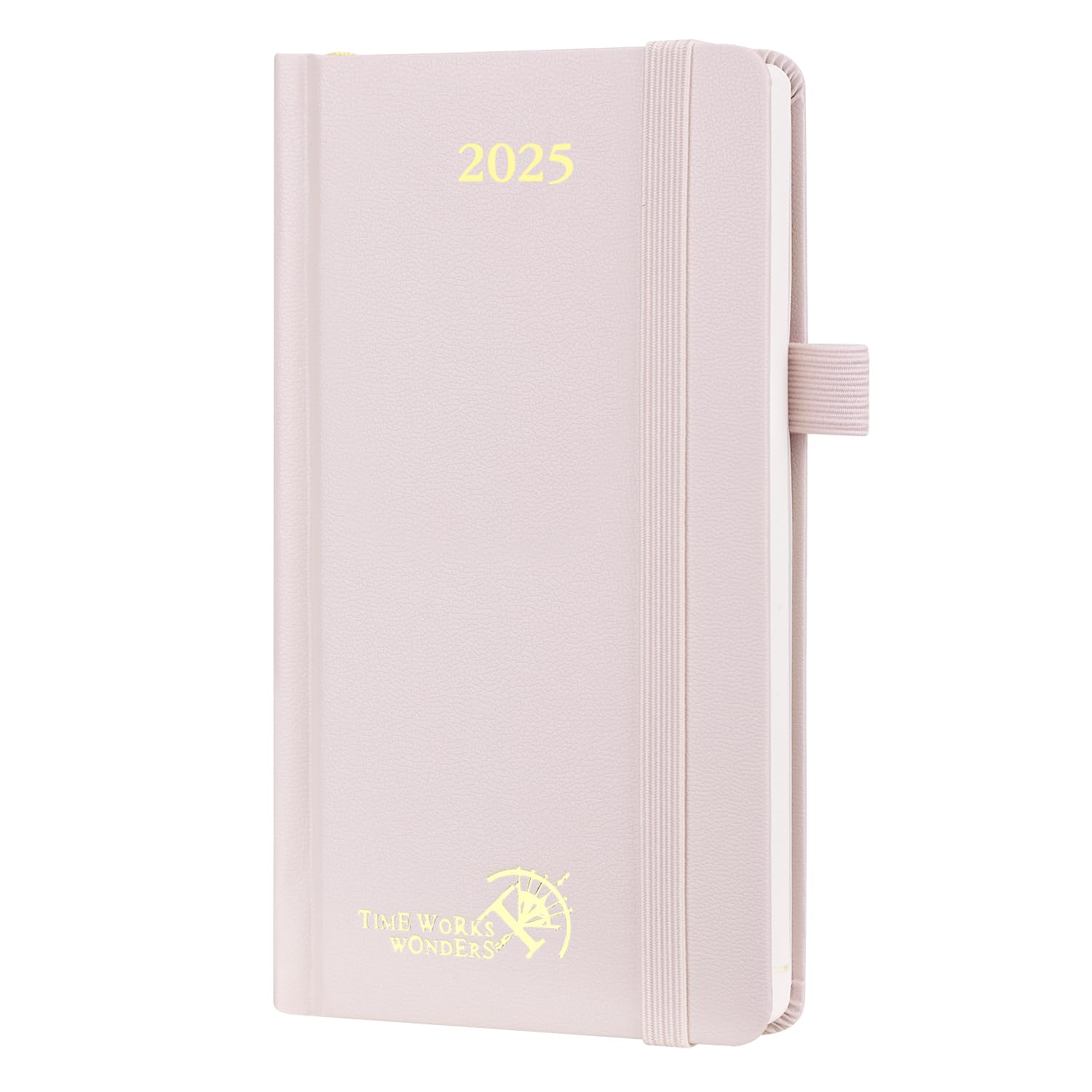 POPRUN Slim Diary 2025 Pocket Diary Hardback Small (16.5x9 cm) Week to ...