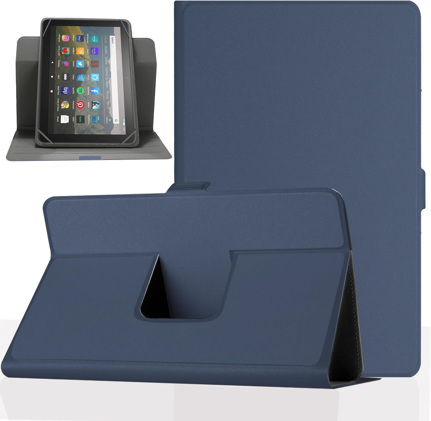 Amazon.com: Pudazvi Universal 7 inch 8 inch Android Tablet Case,360 ...