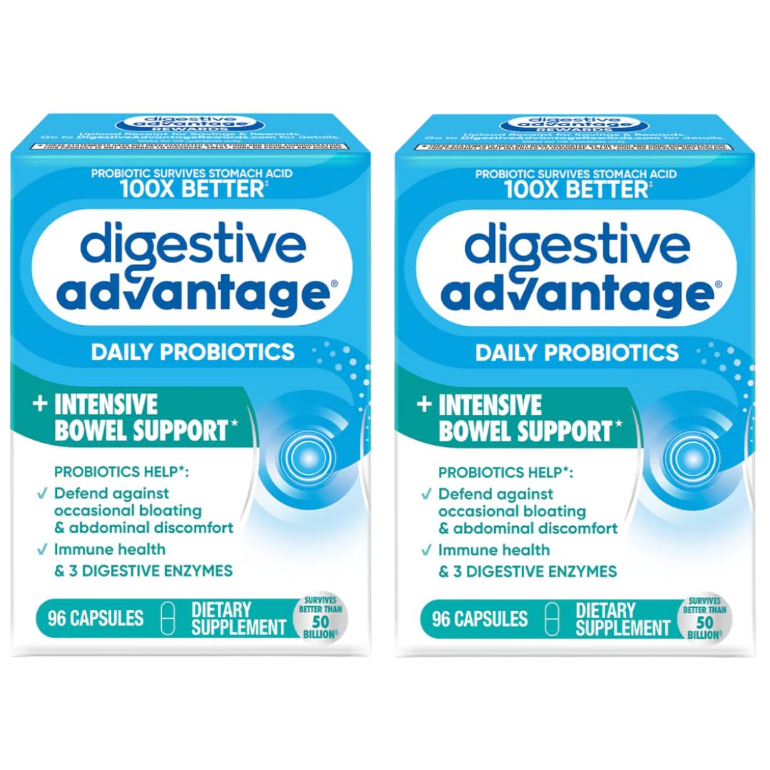 Amazon.com: Digestive Advantage IBS Probiotics for Digestive Health ...
