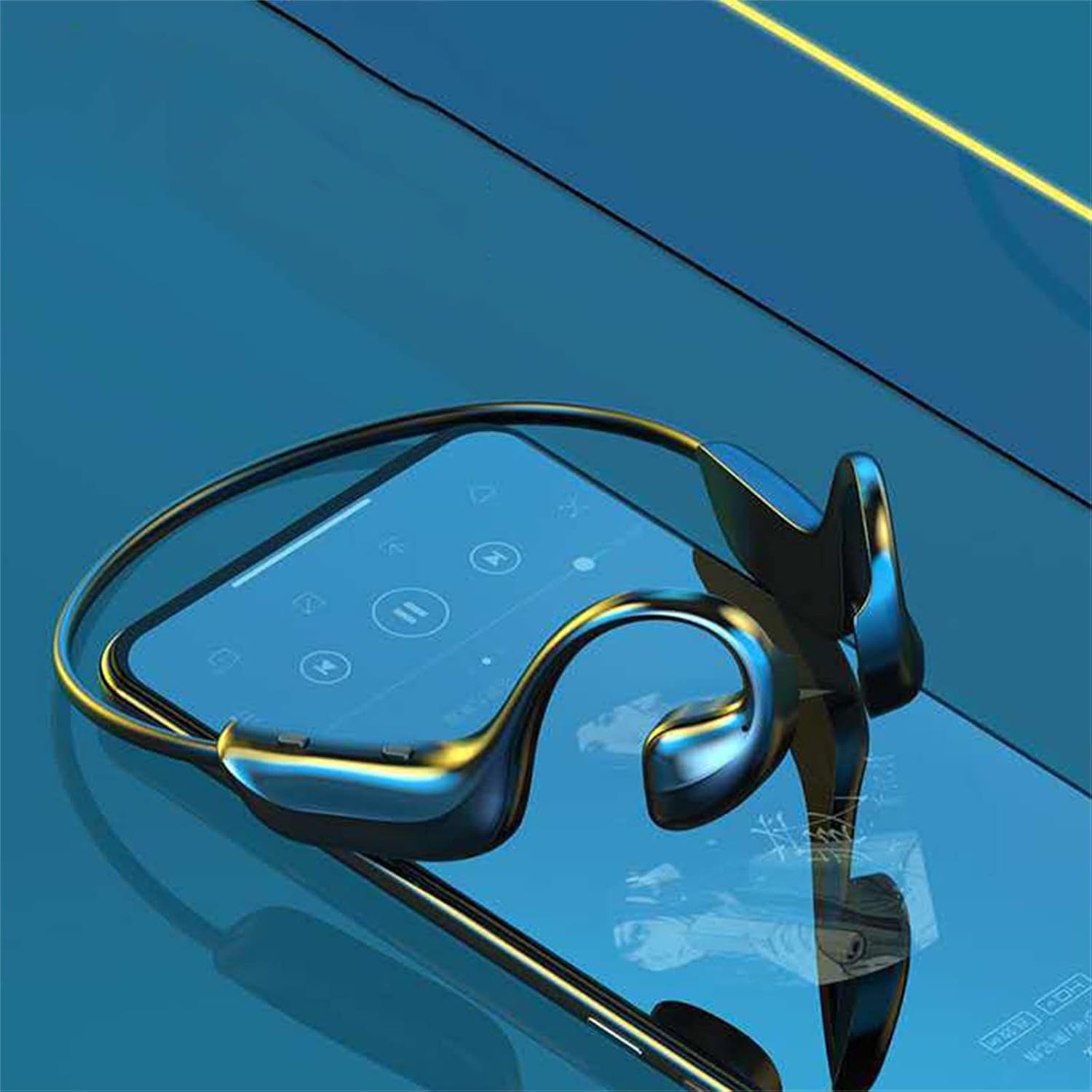 Amazon.com: G100 Sports Wireless Bluetooth Bone-Conduction, Fashionable ...