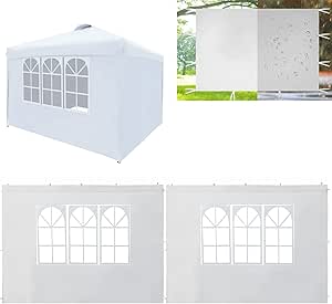 Amazon.com : Outdoor Instant Canopies Wall 10'X6.6' with Church Window ...