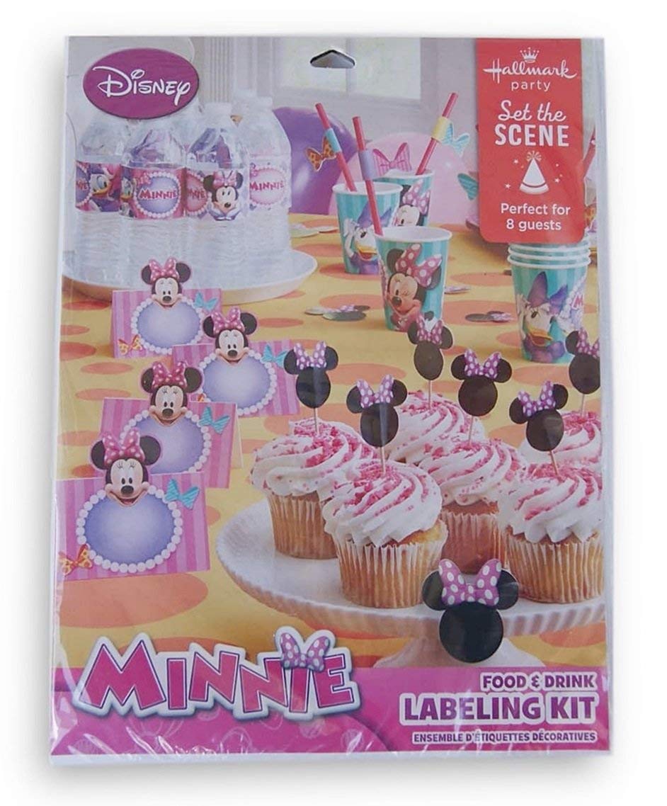 Minnie Mouse Food Labels Pink Minnie Mouse Food Tent Cards Instant