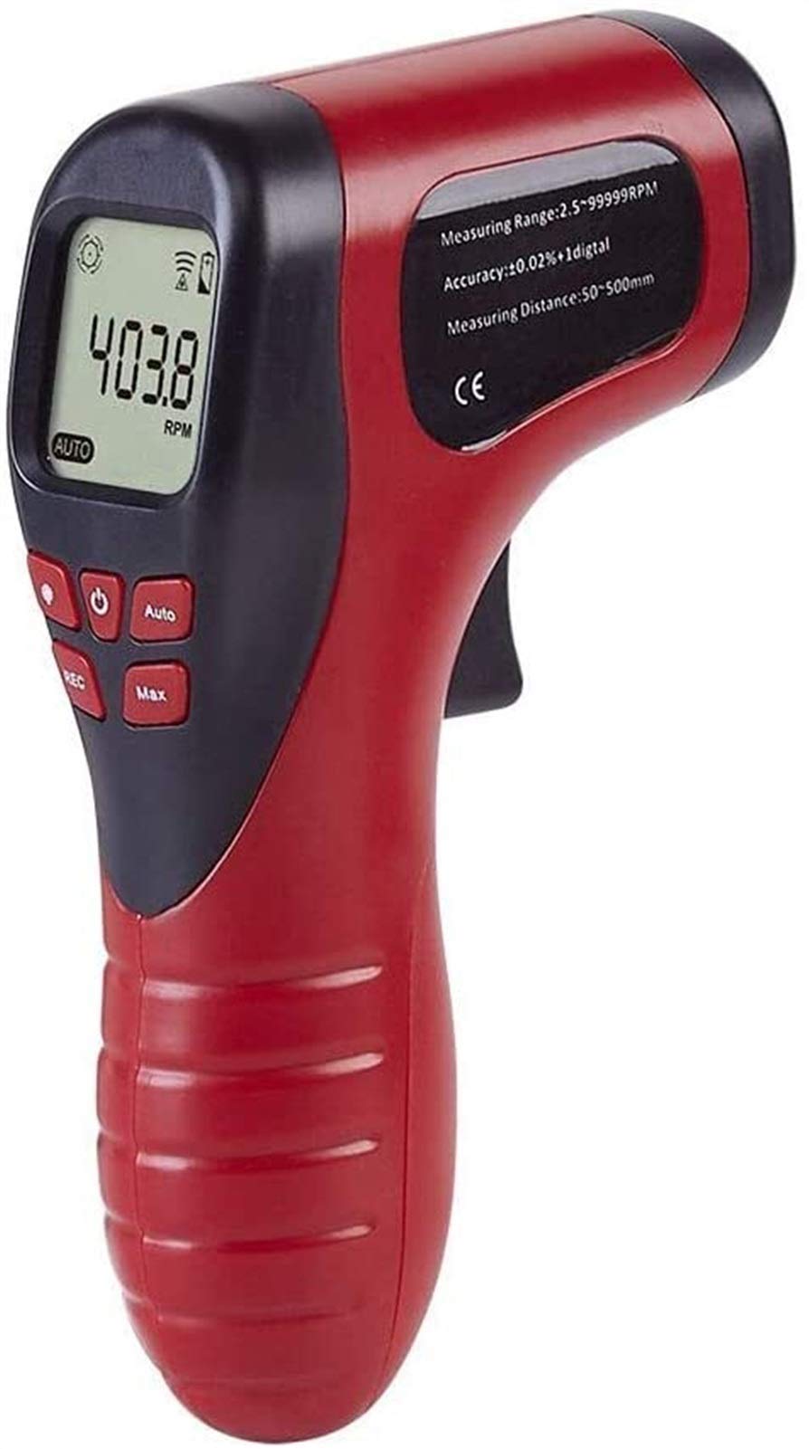 Buy DRNKS Car Digital LCD Photo Tachometer Non-Contact RPM Meter Motor ...