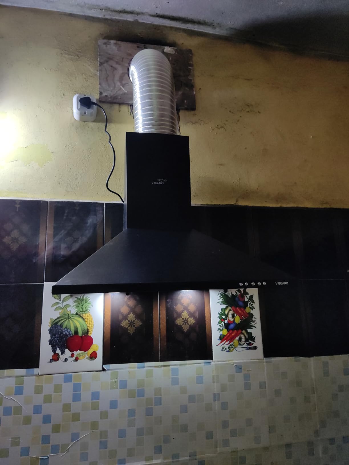 V-Guard M10 Pro Chimney for Kitchen/Electric Chimney/High Suction Power ...