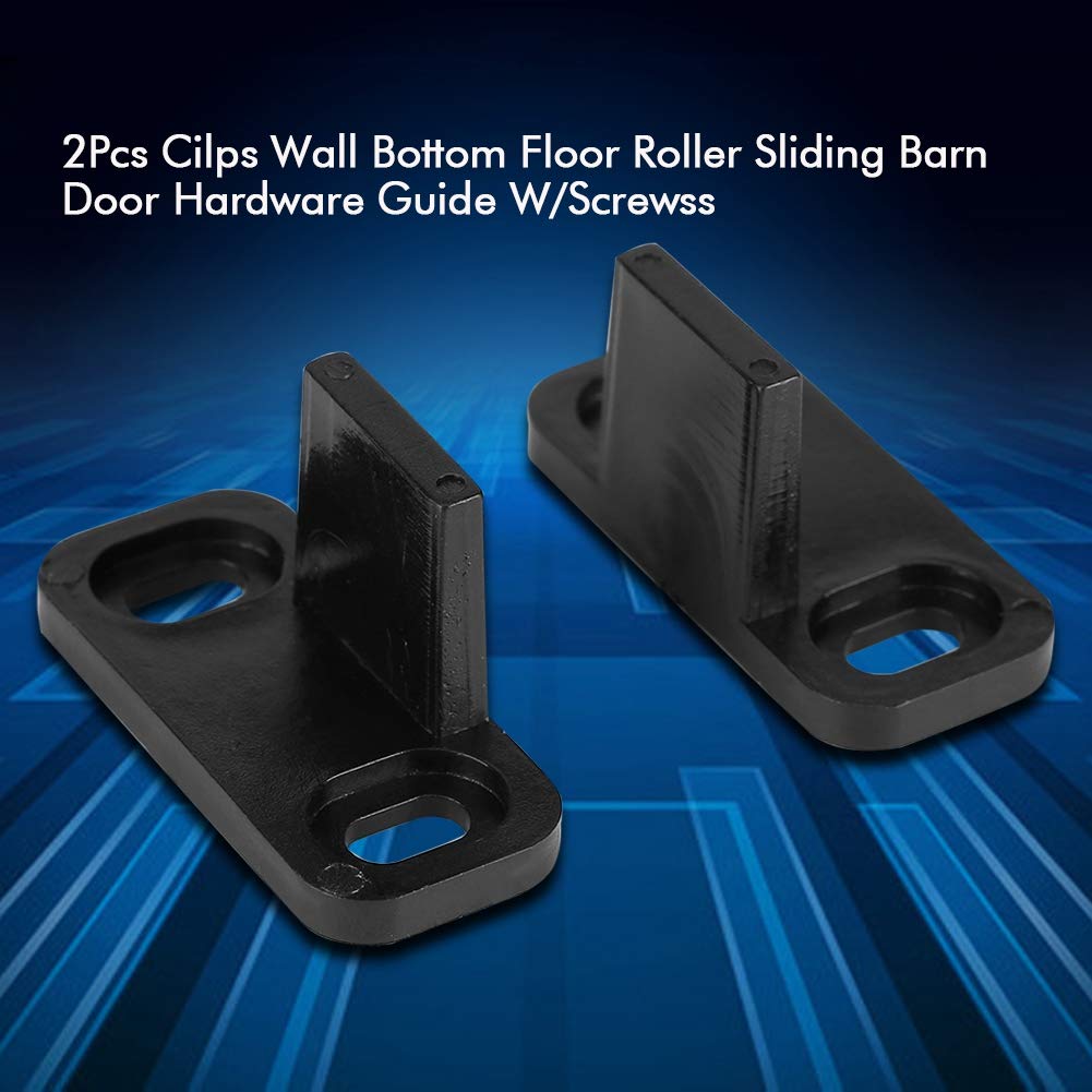 Buy URRNDD Adjustable Sliding Bottom Floor Guide Clip for Barn Door ...