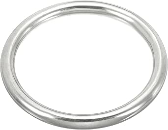 Amazon.com: PATIKIL Metal Rings 316 Stainless Steel Rings Marine Grade ...