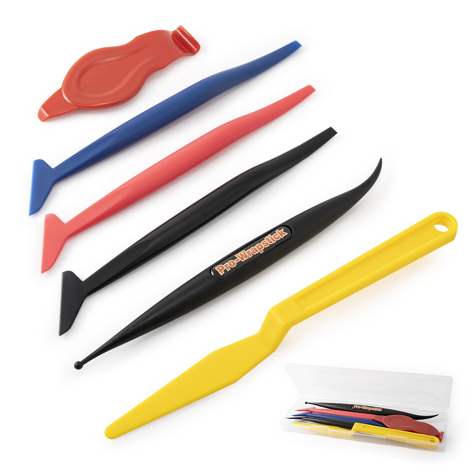 Snapklik.com : Gomake Vinyl Wrap Tool Kit - Micro Stick Squeegee
