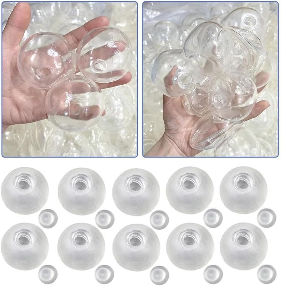 Amazon.com: Milky Blank Skins Empty Stress Ball DIY Kit - 10 Pack ...